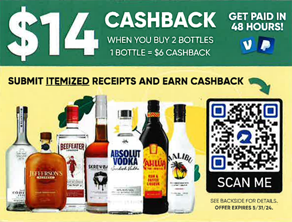 MIR Rebates | Lisa's Liquor Barn