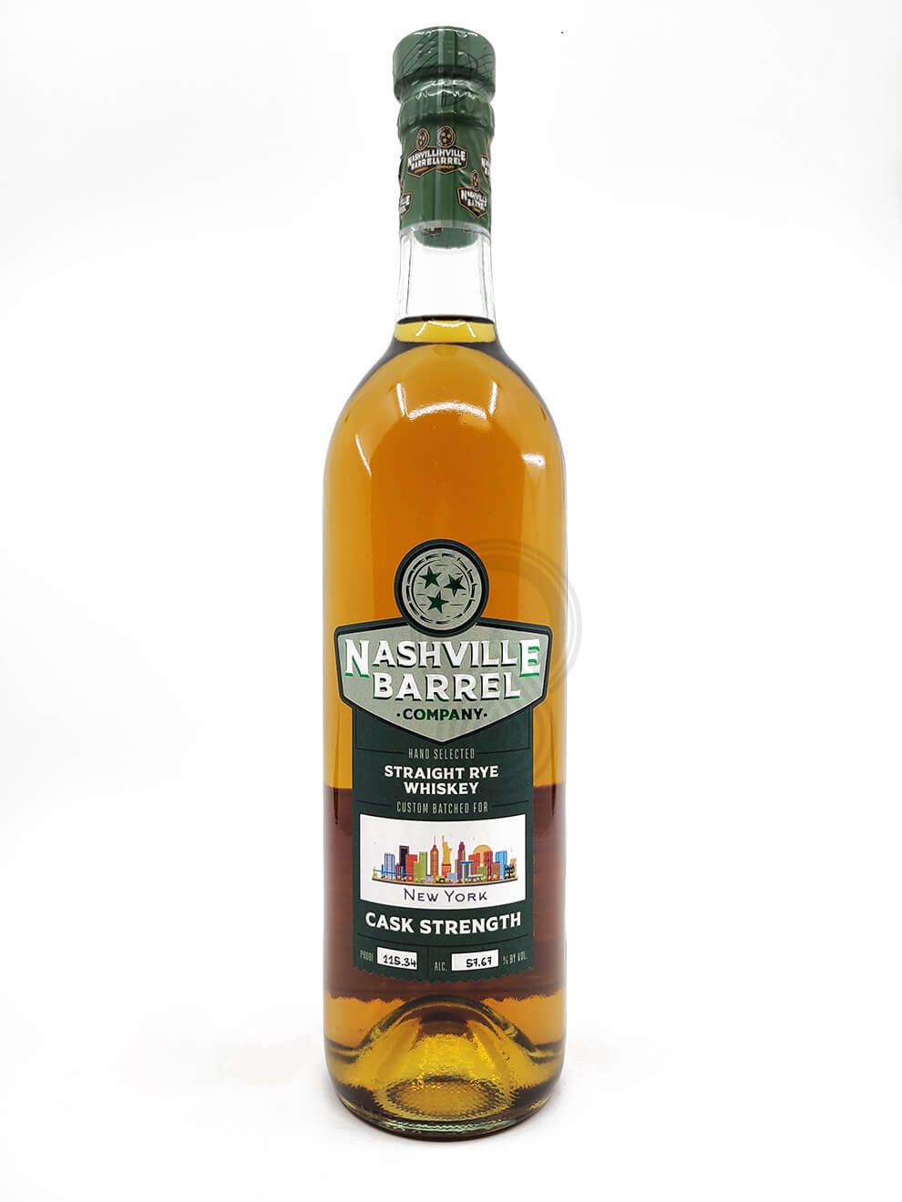 Nashville Barrel Company Cask Strength Rye Whiskey New York Batch ... Nashville Barrel Company Cask Strength Rye Whiskey New York Batch ...