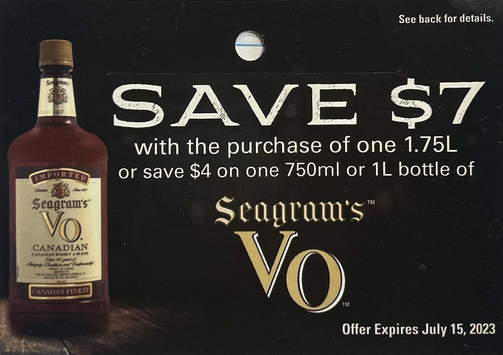 Seagrams VO Baytowne Wine Spirits
